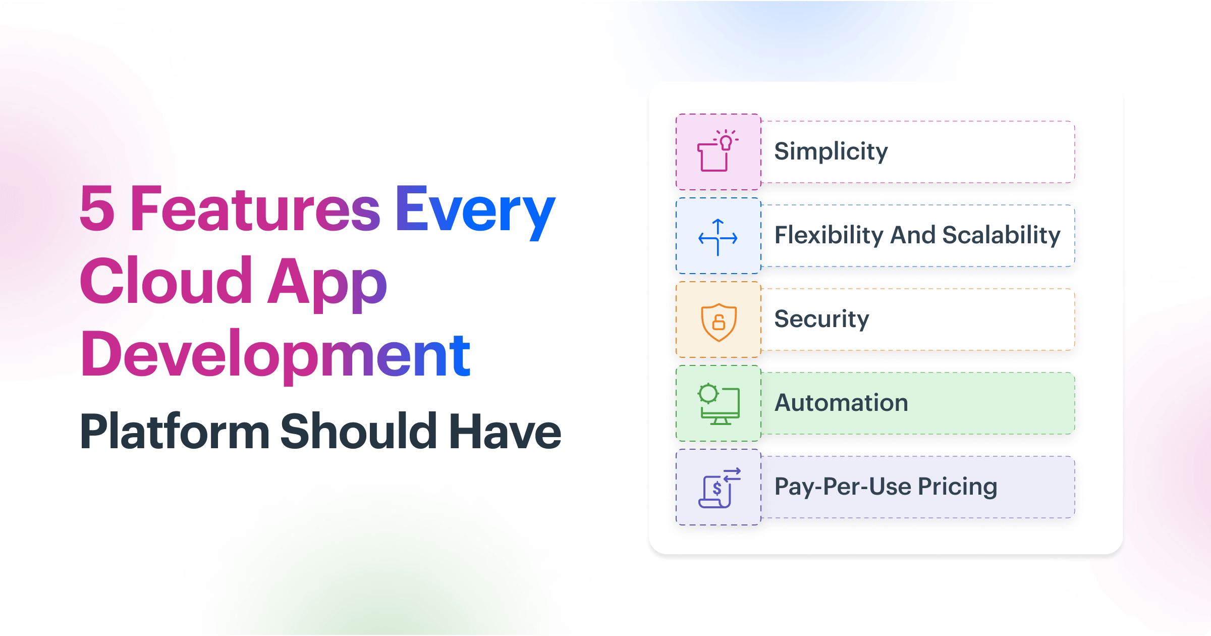 Cloud Application Development: Key Benefits Cloud Application Development: Key Benefits